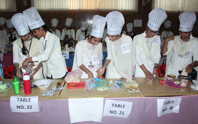 Students show talent at food-making contest - The Tribune