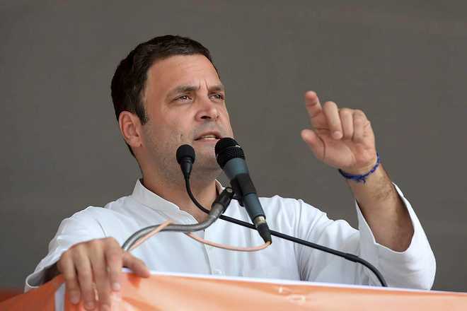 Modi, KCR diluted tribal rights law: Rahul Gandhi : The Tribune India