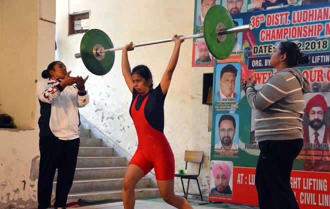 Dist weightlifting championship begins : The Tribune India