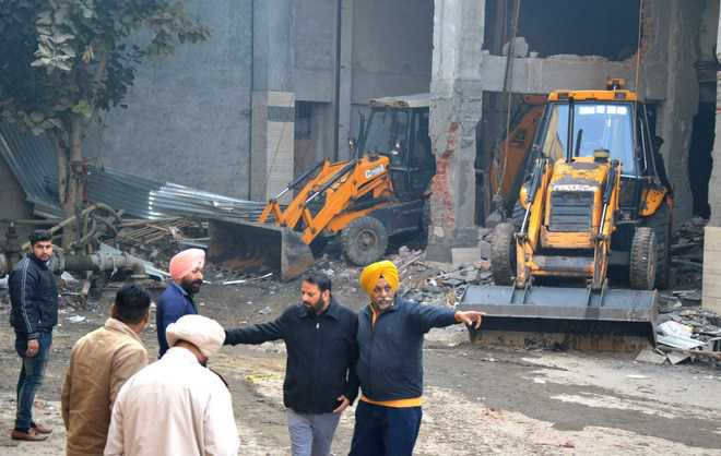 Building of Gosha’s kin bulldozed : The Tribune India