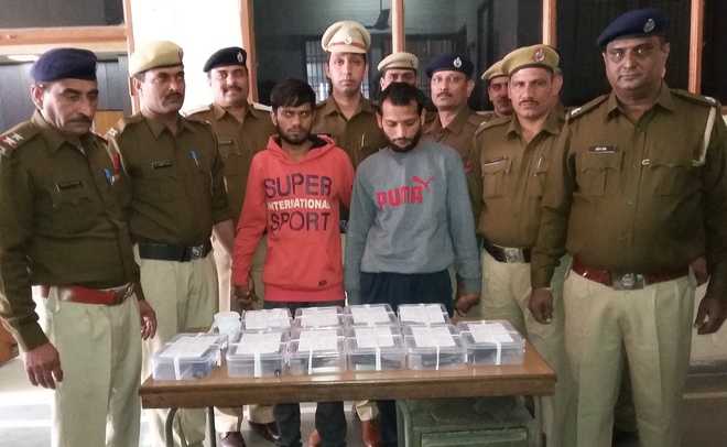 Two gang members held with weapons in Panipat village : The Tribune India