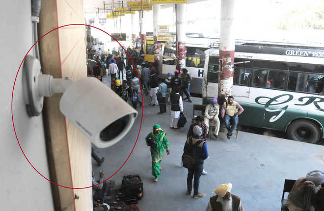 PRTC installs 24 CCTVs at bus stand - The Tribune