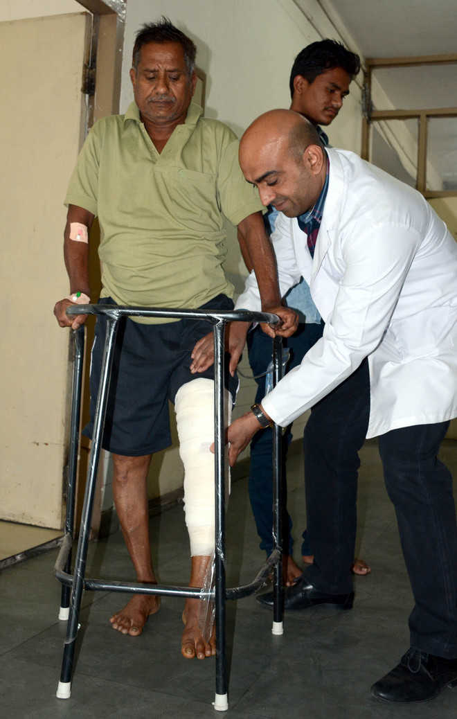 First knee replacement at Mohali Civil Hospital : The Tribune India