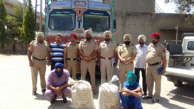 Two held with 80-kg poppy husk concealed under onions - The Tribune