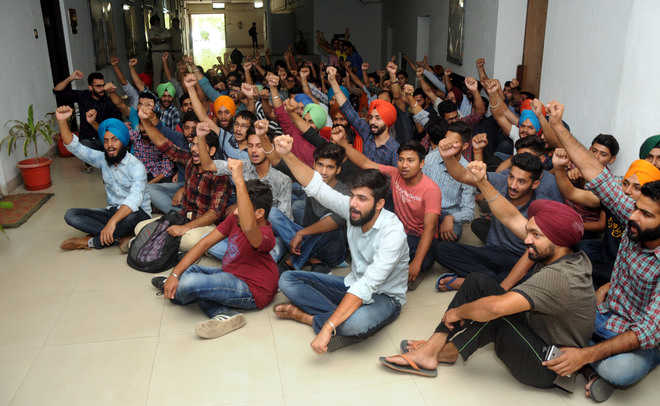 PAU students up in arms over training issue - The Tribune