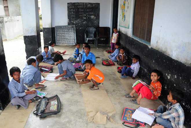 Session halfway through, students sans uniform : The Tribune India