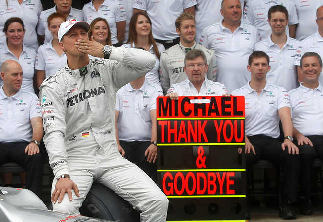 Keep fighting Michael, F1 world tells the stricken legend - The Tribune