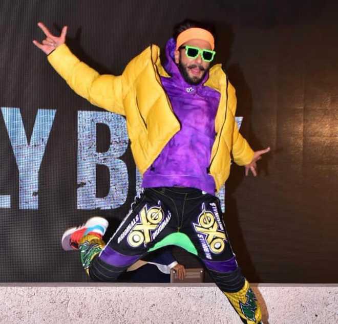 Ranveer arrives in style for ‘Gully Boy’s’ trailer launch - The Tribune