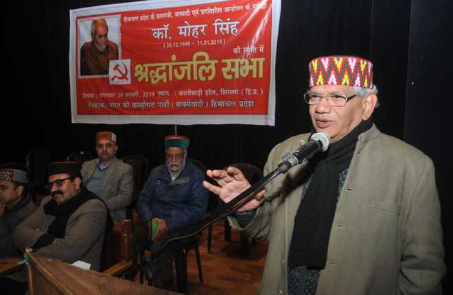 Emulate Mohar Singh: Yechuri to CPM workers - The Tribune