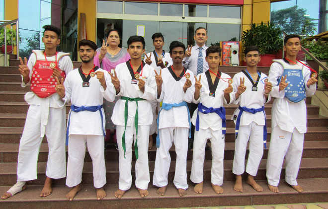 Spring Dale students bag eight medals - The Tribune