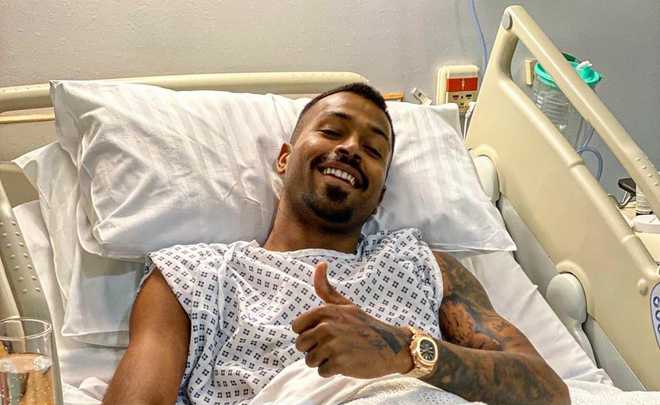 Hardik Pandya undergoes successful back surgery in London : The Tribune ...