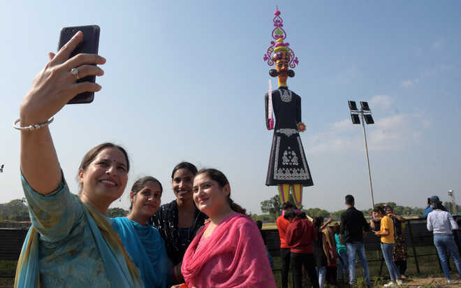 All eyes on Dhanas, Sec 46 Ravana effigies - The Tribune