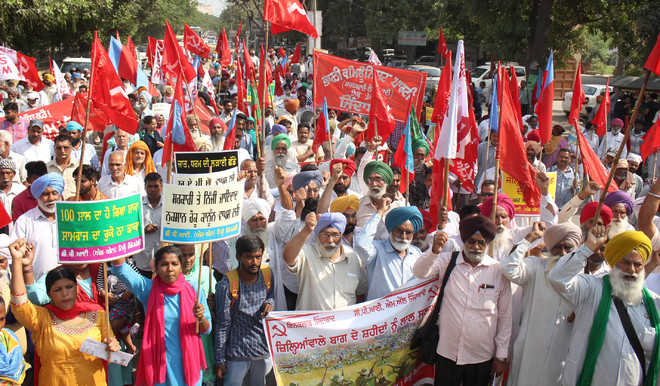Left parties take out rally - The Tribune