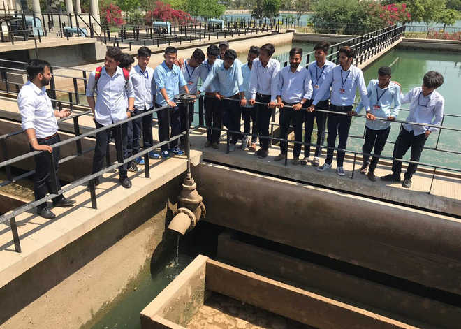 BFCET students visit water purification plant in city : The Tribune India