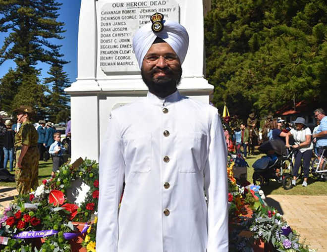 City lad becomes first Sikh-turbaned officer in RAN - The Tribune
