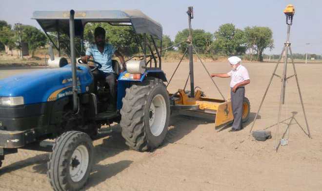 Laser-levelling in fields a boon for farmers : The Tribune India