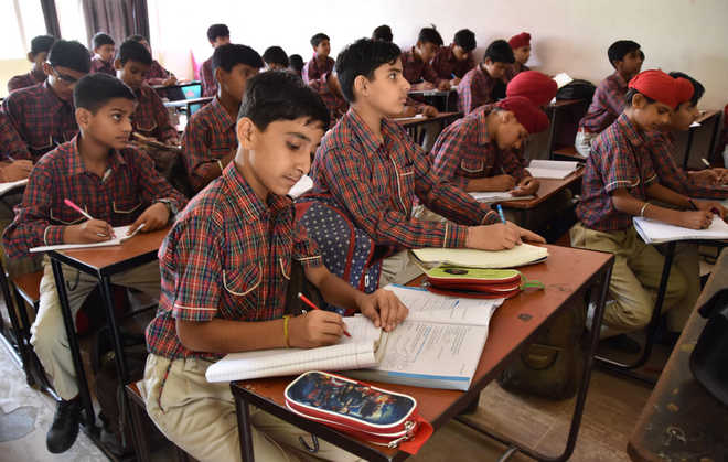Classes run in double shifts at govt schools : The Tribune India