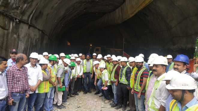 Both portals of Aut tunnel connected - The Tribune