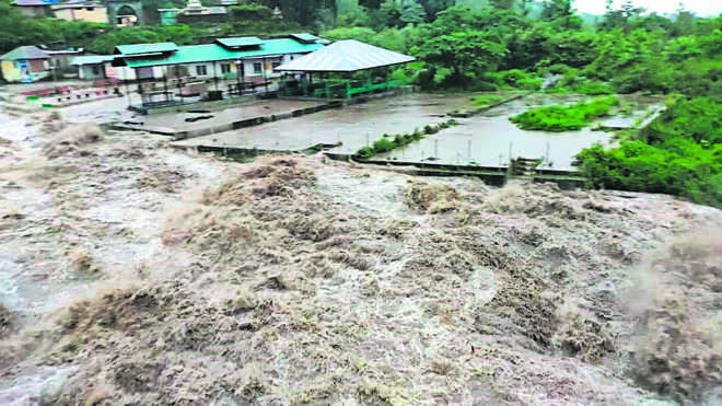 Rain fury in HP, dams near full - The Tribune