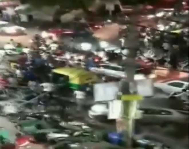 Car rams into crowd in Delhi, 1 injured : The Tribune India